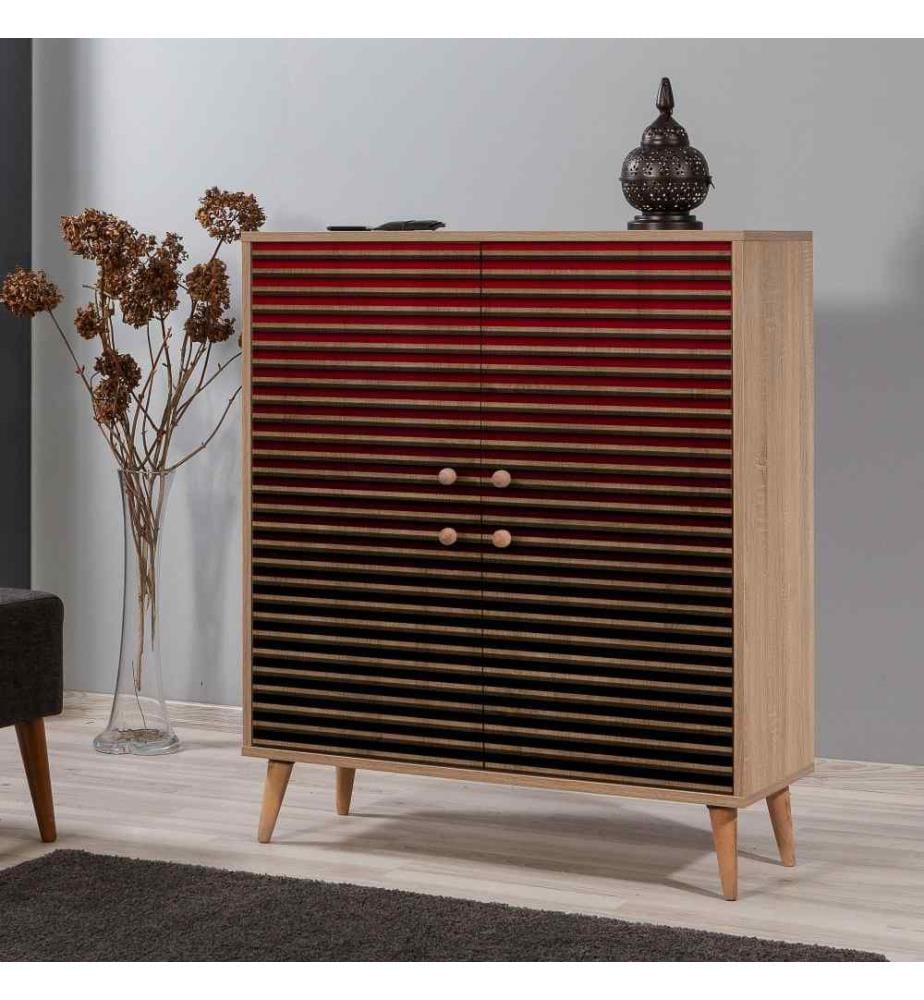 KALUNE DESIGN Multi Purpose Cabinet, Sonoma Oak,… | DeinDeal