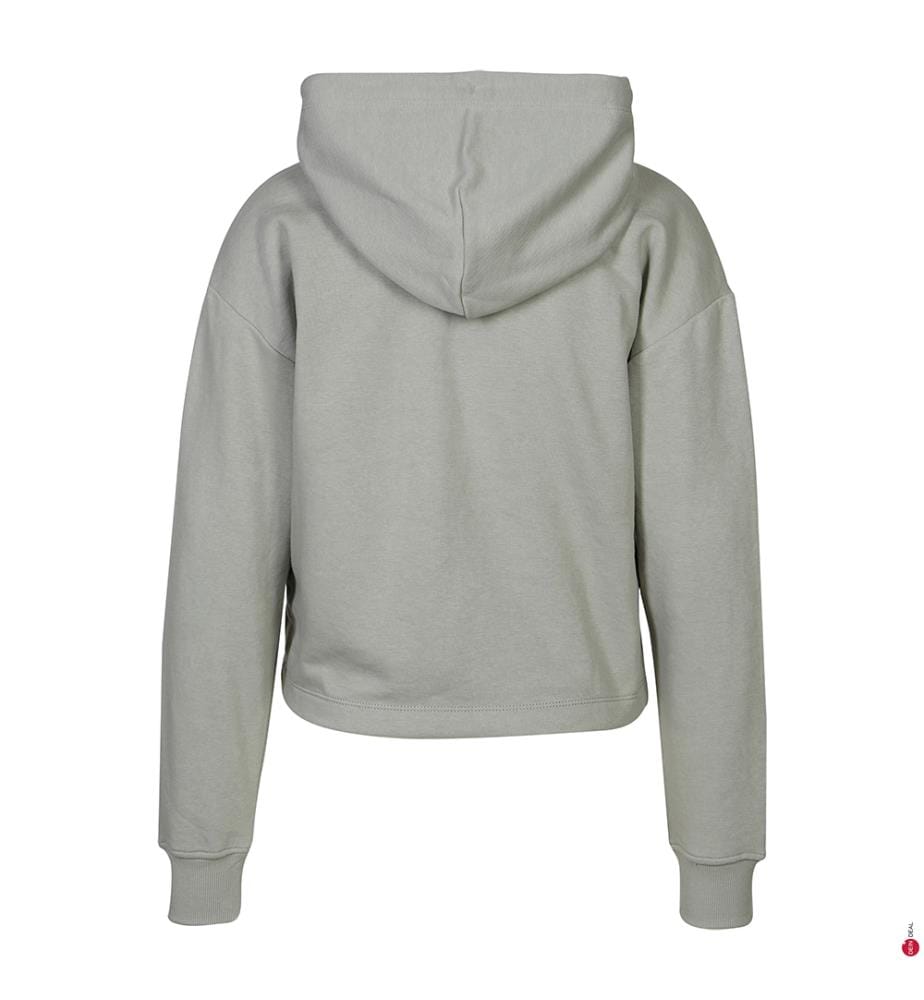 Tommy Hilfiger Hoodie Crop Essential Logo - Grau | DeinDeal