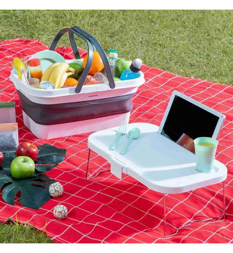 InnovaGoods Zusammenklappbarer Picknickkorb mit … | DeinDeal