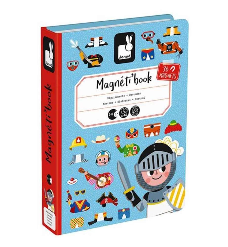 Janod Boy's Costume magnetic book, 36 magnets an… | DeinDeal