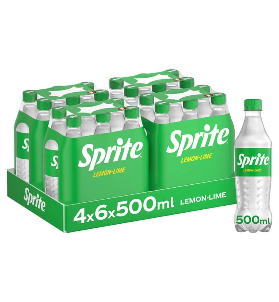 Sprite 4 x 6 Sprite Lemon Lime, Pet - 500 ml | DeinDeal