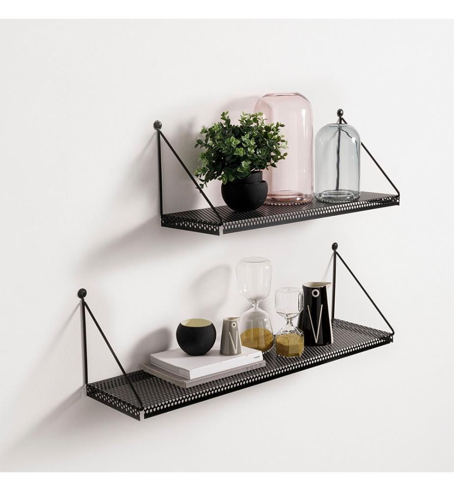 TFT Yosai Shelf Black - 80x20x2.5 cm | DeinDeal