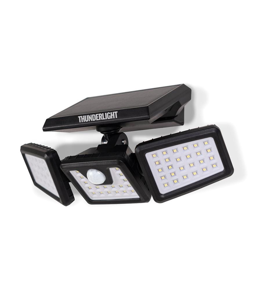Set of 3 Thunderlight LED spotlights - Black | DeinDeal