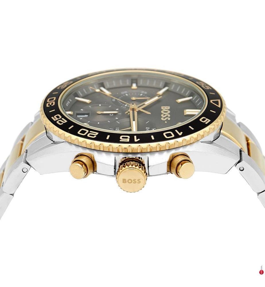 Hugo Boss Runner Chronograph Watch - Gold, Silve… | DeinDeal