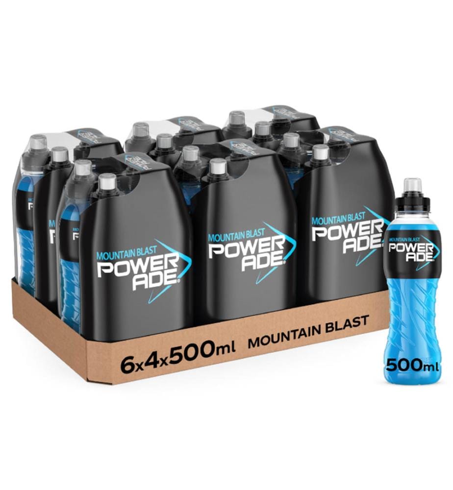 Powerrade 6 x 4 Powerade Mountain Blast, Pet - 5… | DeinDeal