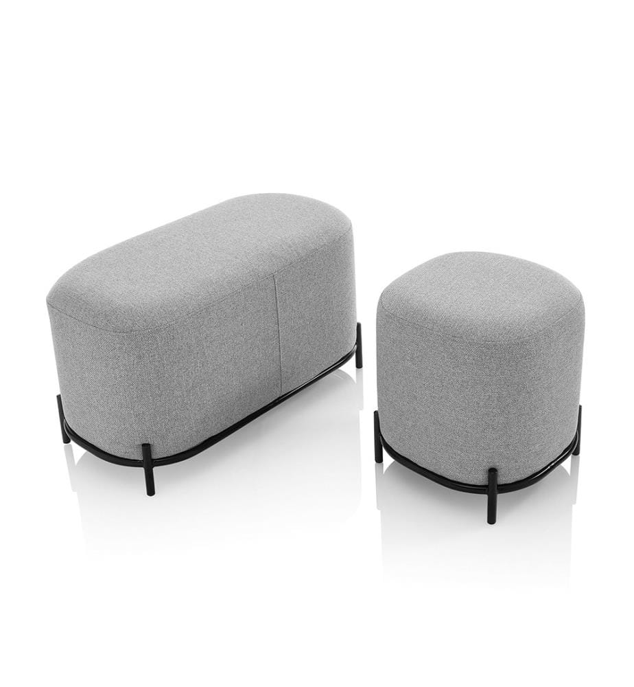 TFT Vanity bench 82 x 42 x 45 cm - Grey | DeinDeal