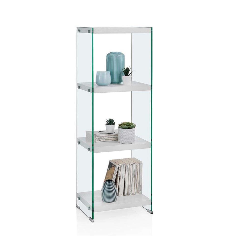 TFT Sal bookcase 40 x 30 x 125 cm - White | DeinDeal