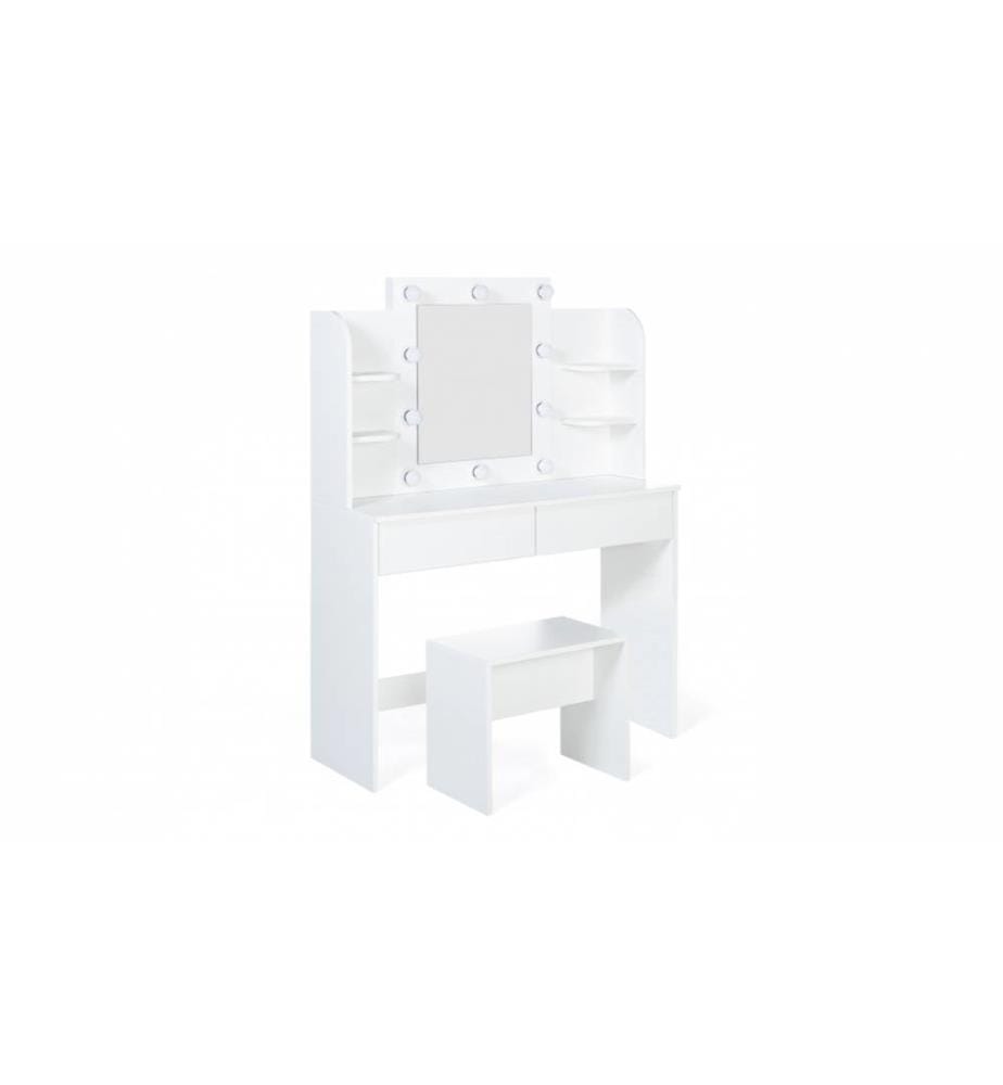Idomya Zita dressing table 108x40x141cm - White | DeinDeal