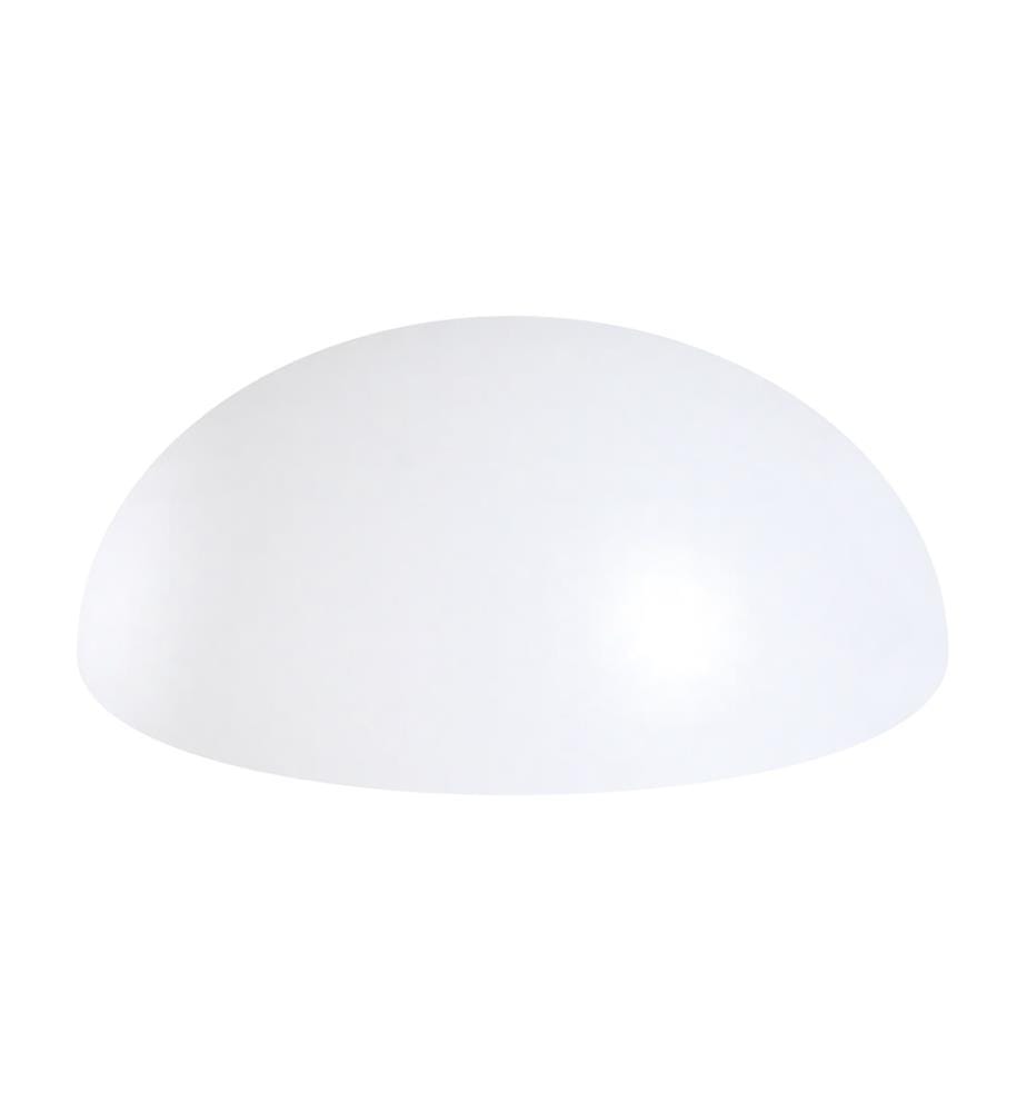 Set of 2 30 cm Decorative Solar Half-Balls - Whi… | DeinDeal