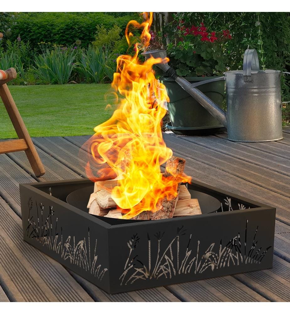 Inkazen Square openwork metal brazier Beringa - … | DeinDeal