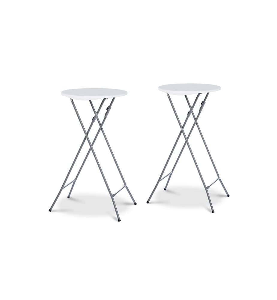 Inkazen Set of 2 105 cm high folding tables + bl… | DeinDeal