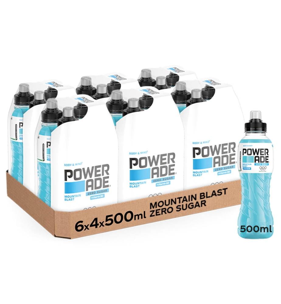 Powerrade 6 x 4 Powerade Mountain Blast Zero, Pe… | DeinDeal