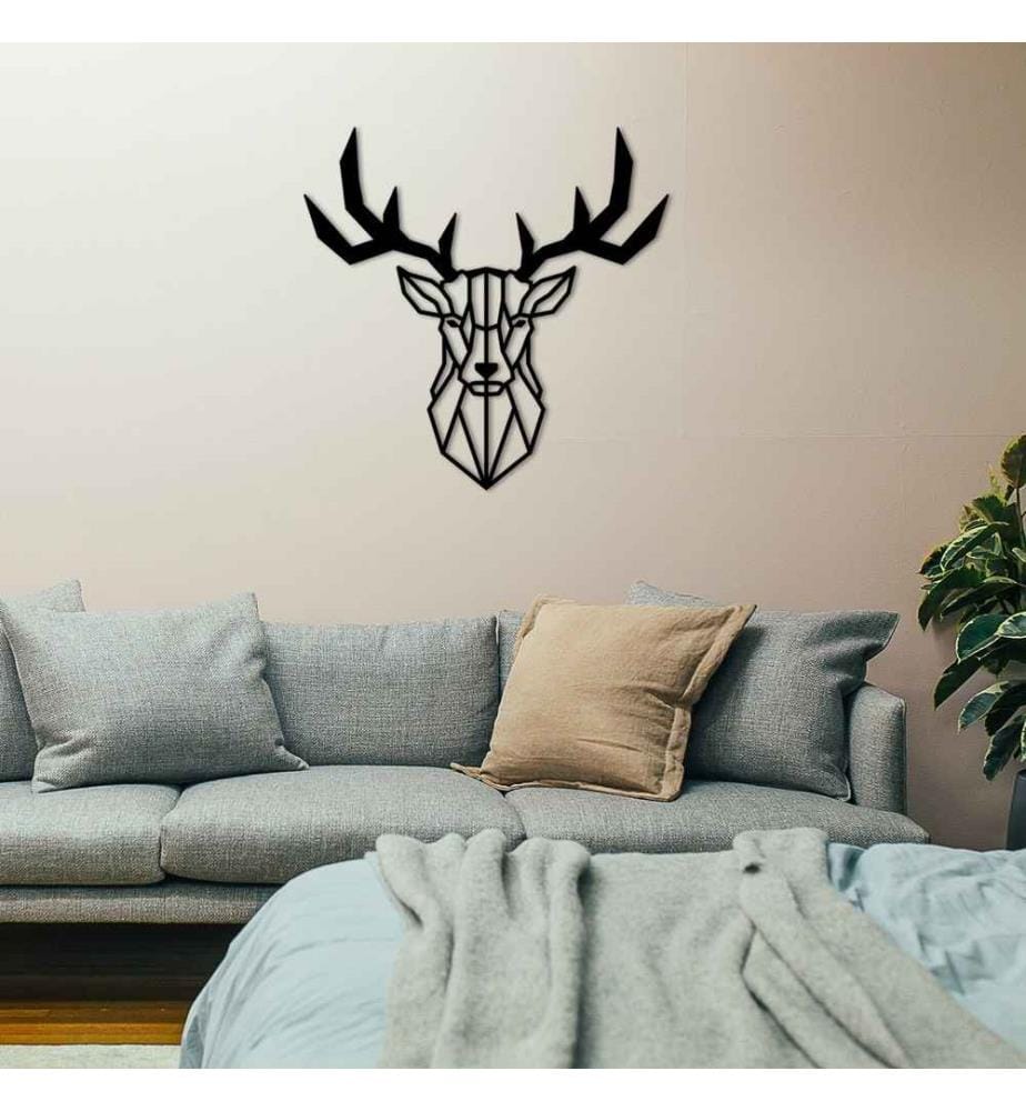 Wallity Decorative Metal Wall Accessory, Black, … | DeinDeal