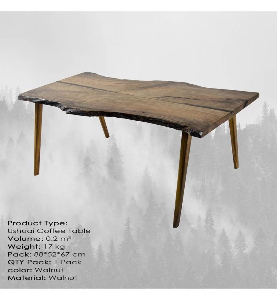 KALUNE DESIGN Coffee Table, Walnut, Walnut | DeinDeal