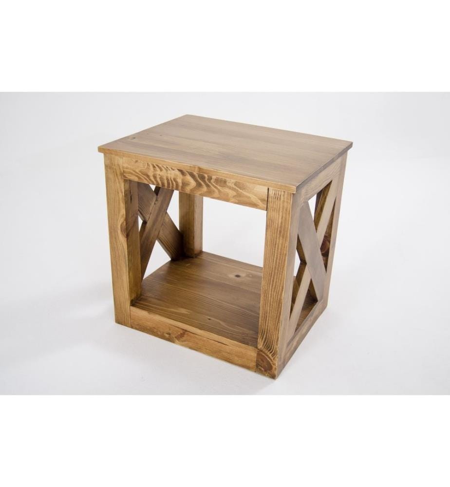 KALUNE DESIGN Side Table, Brown, Pine | DeinDeal