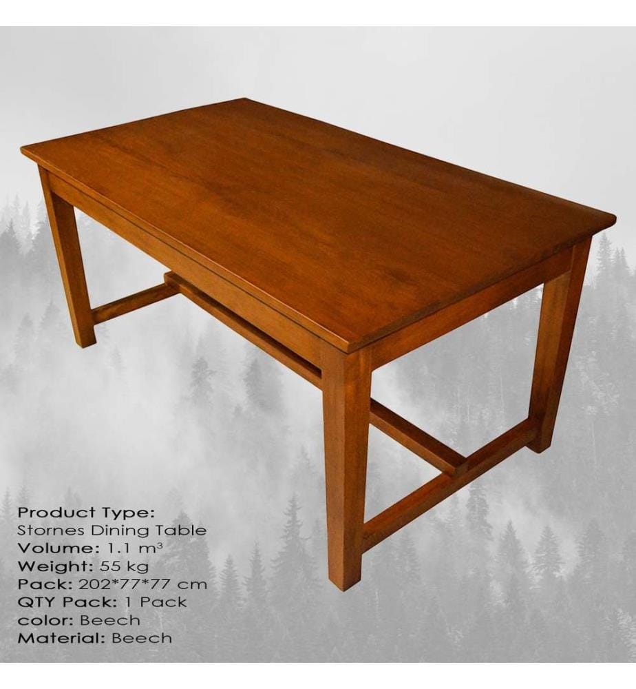 KALUNE DESIGN Dining Table, Beech, Beech | DeinDeal