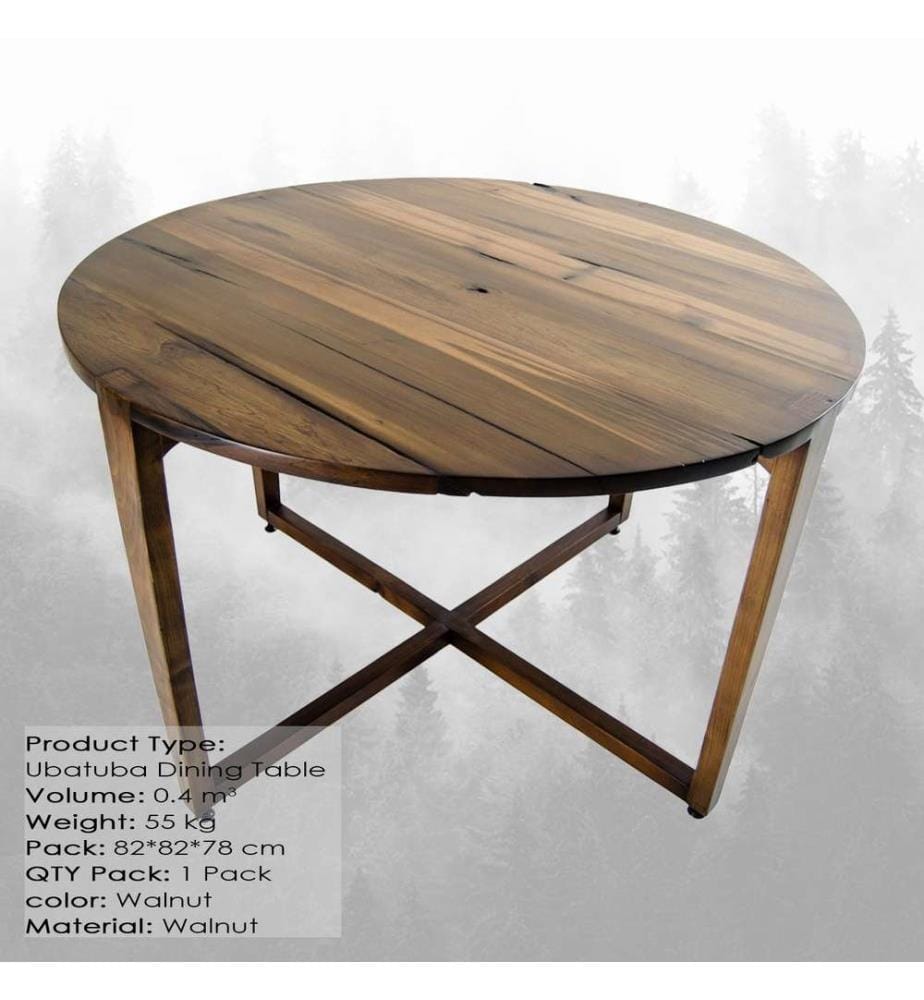 KALUNE DESIGN Dining Table, Walnut, Walnut | DeinDeal
