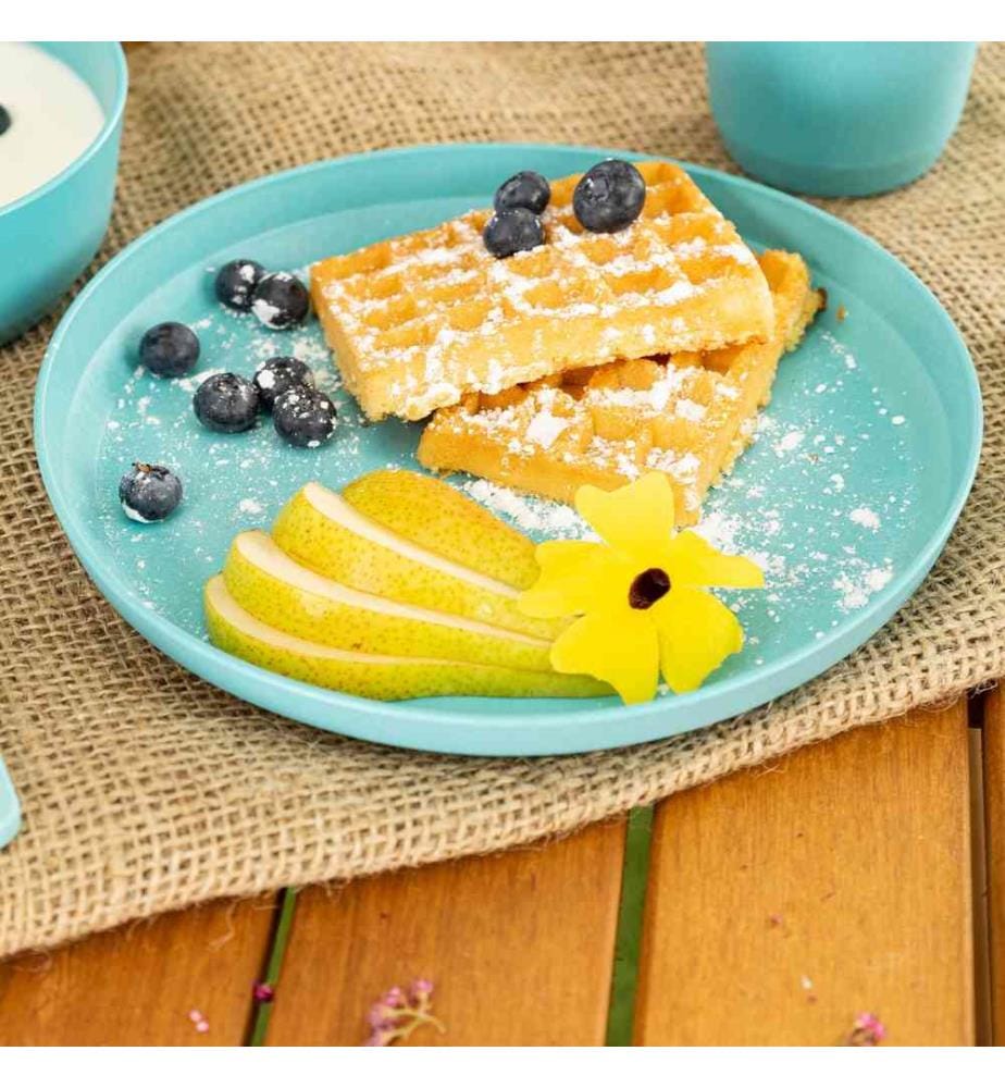 Reer Teller Growing 2er Set blau-grau | DeinDeal