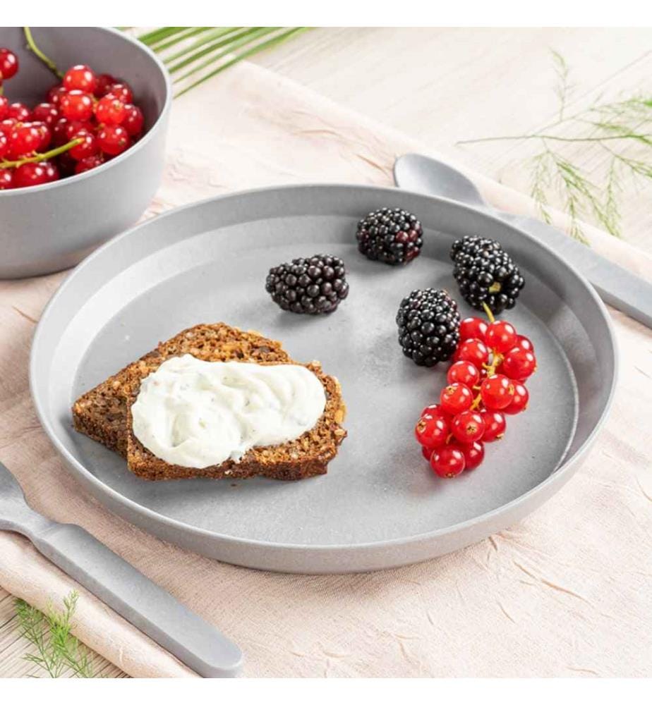 Reer Teller Growing 2er Set blau-grau | DeinDeal