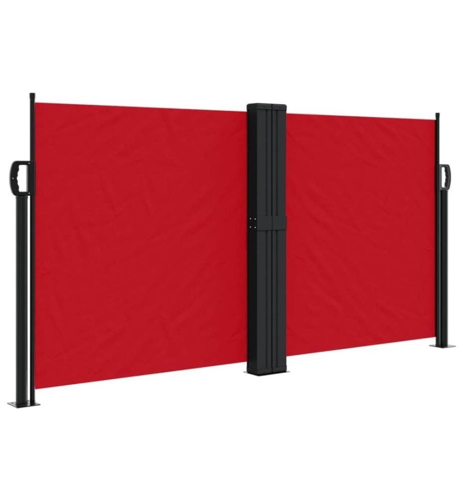 Vidaxl Seitenmarkise Ausziehbar Rot 120x600 cm | DeinDeal