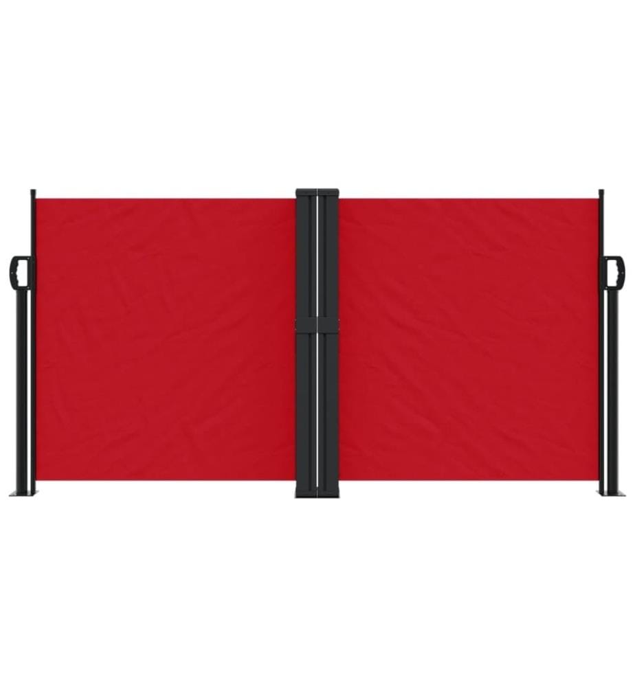 Vidaxl Seitenmarkise Ausziehbar Rot 120x600 cm | DeinDeal