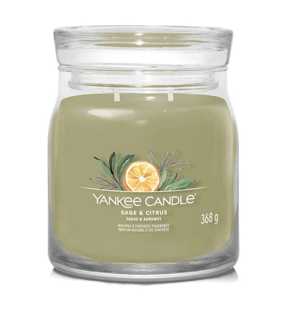Yankee Candle Scented Candle Sage And Citrus - 3… | DeinDeal