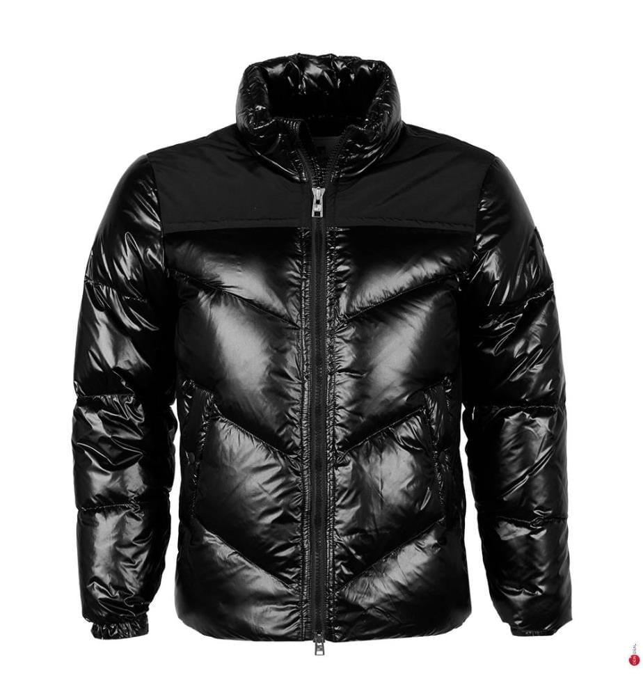 Woolrich Quilted Jacket Logo - Black | DeinDeal