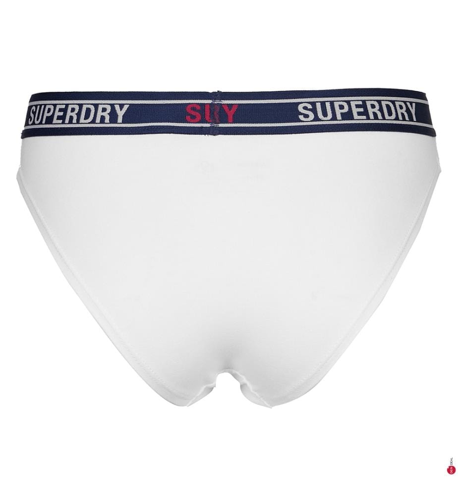 Superdry Multi Logo Panties - White and Black | DeinDeal