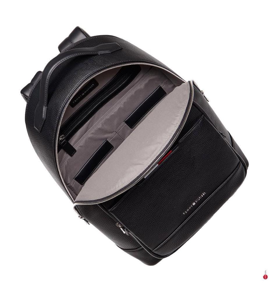 Tommy Hilfiger Rucksack mit Metall-Logo und Fein… | DeinDeal