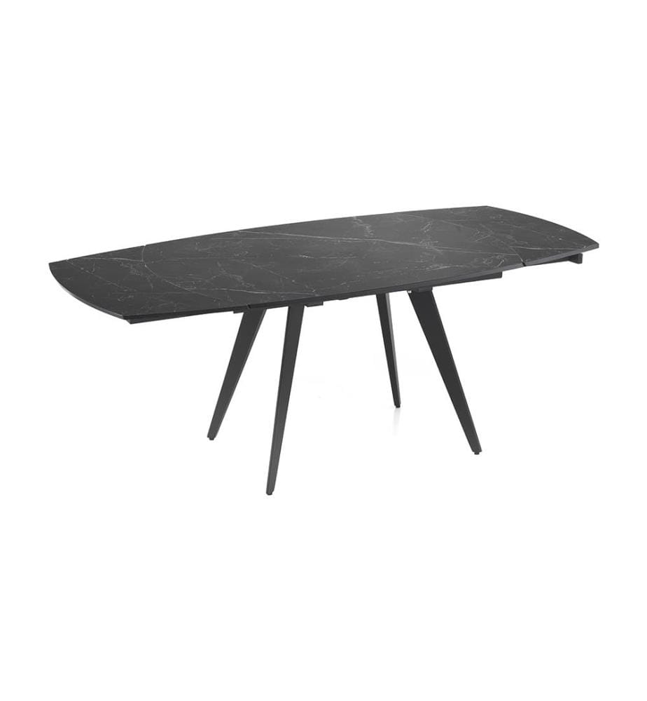 Tomasucci Luka 2 Extending Table - Black | DeinDeal