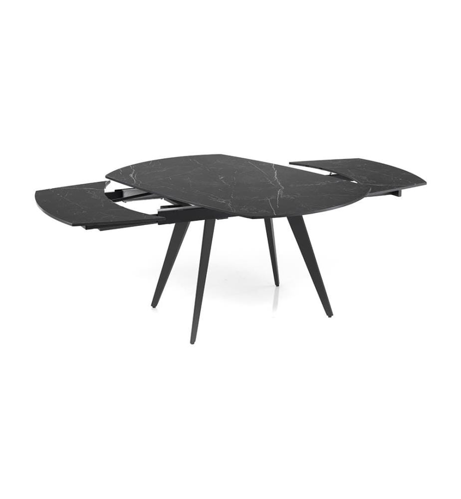 Tomasucci Luka 2 Extending Table - Black | DeinDeal