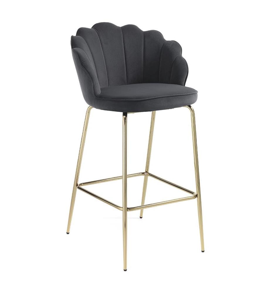 Tomasucci Shell Stool - Grey | DeinDeal