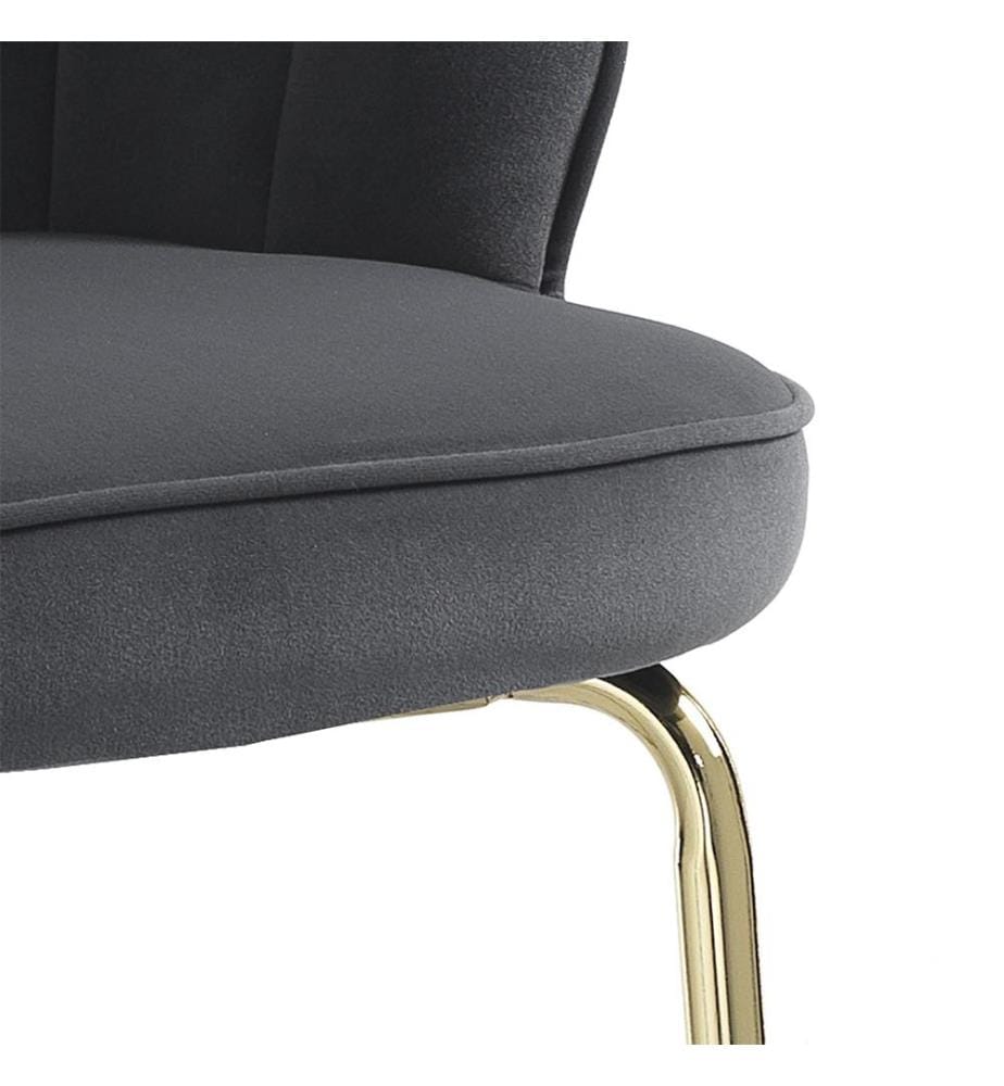 Tomasucci Shell Stool - Grey | DeinDeal