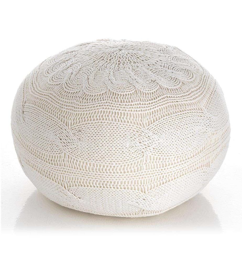 Tomasucci Pouf Plait - Cream | DeinDeal