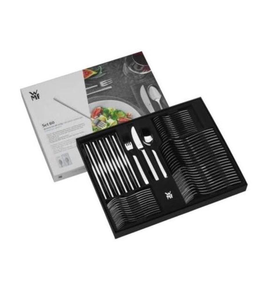 WMF Alteo 60 Piece Silver Flatware Set | DeinDeal