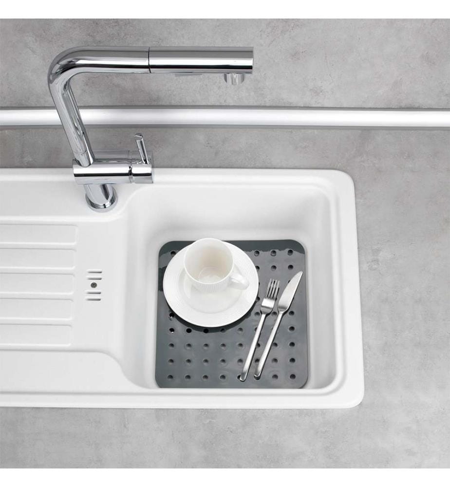 Wenko Rectangular sink base - Gris Cristal | DeinDeal