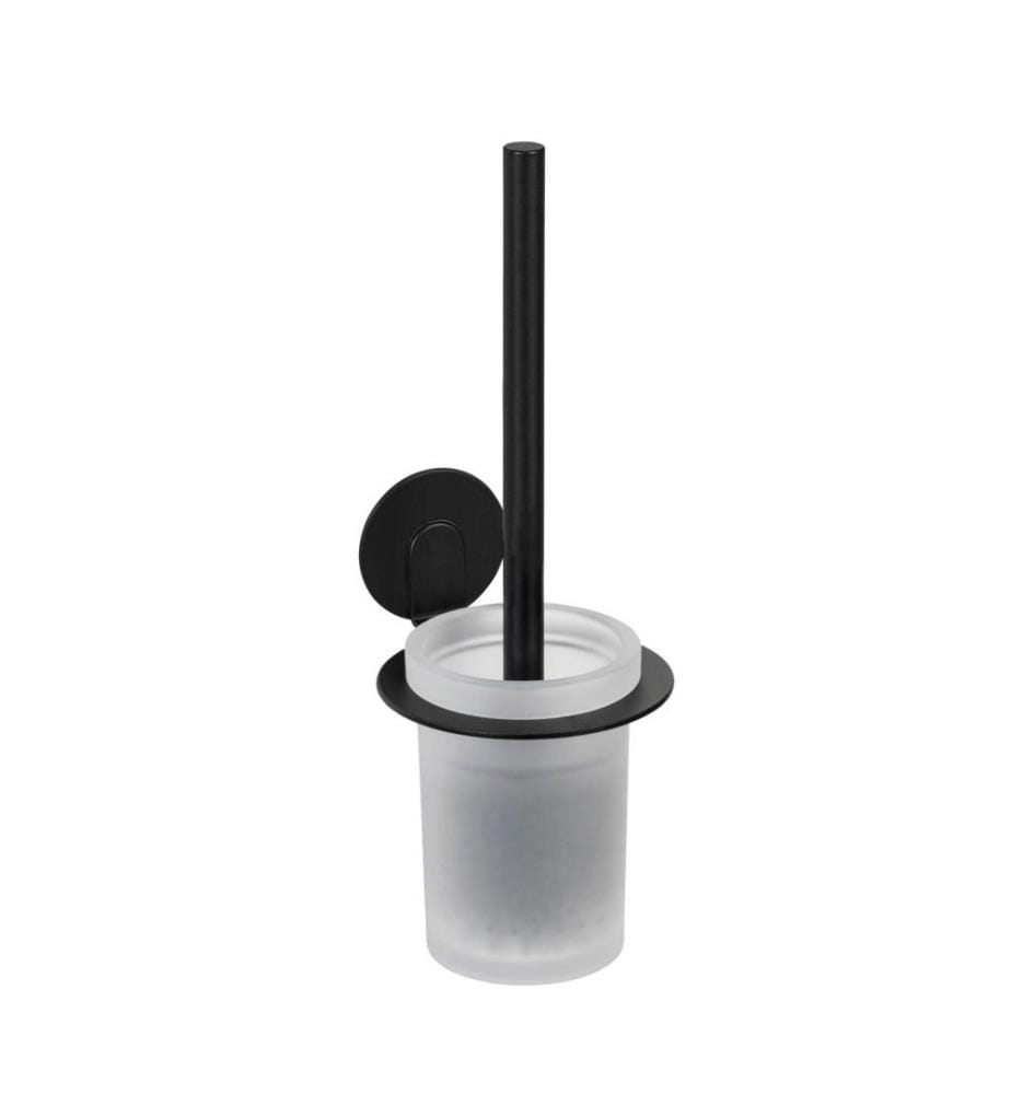 Wenko Turbo-Loc® WC set Bivio - Black | DeinDeal