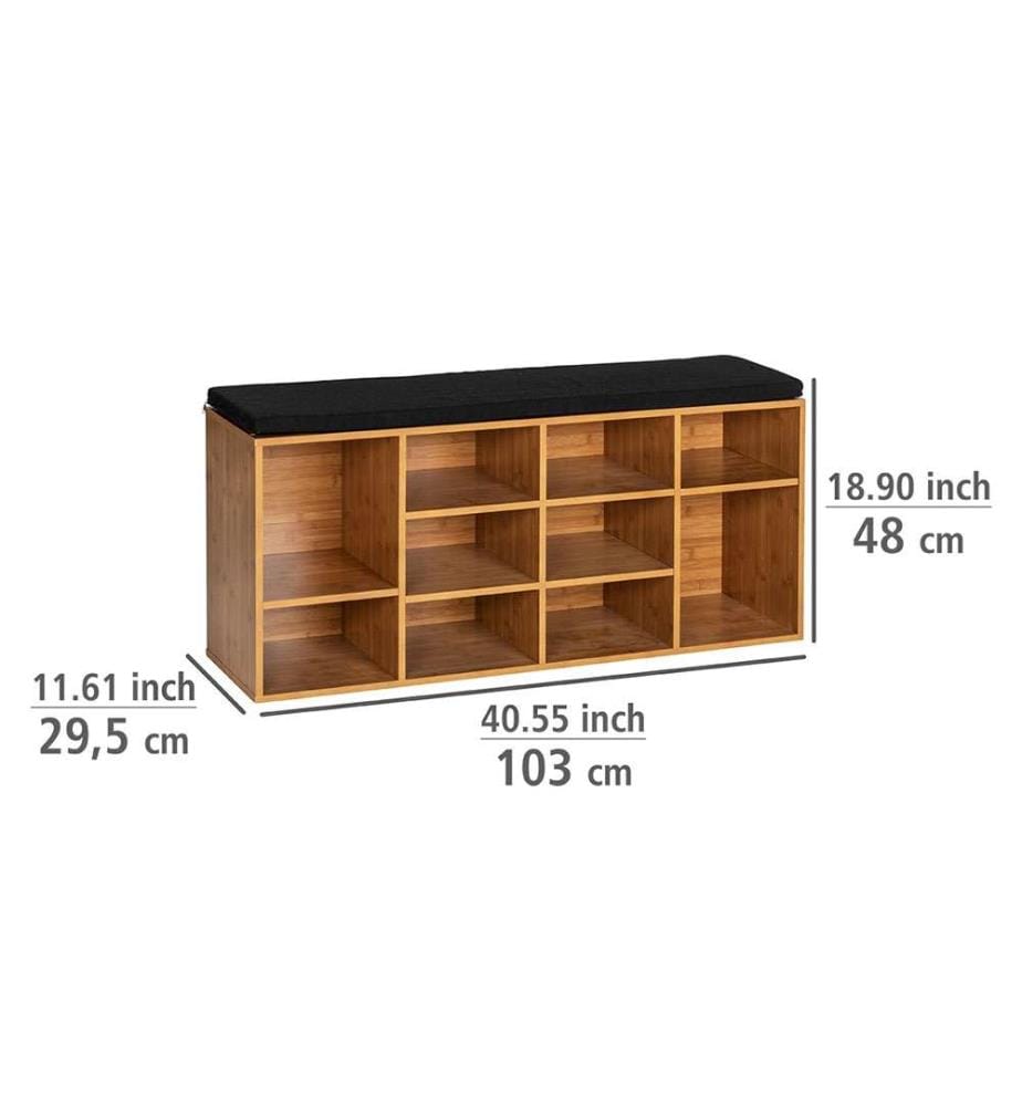 Wenko Loft shoe storage bench, entrance bench wi… | DeinDeal