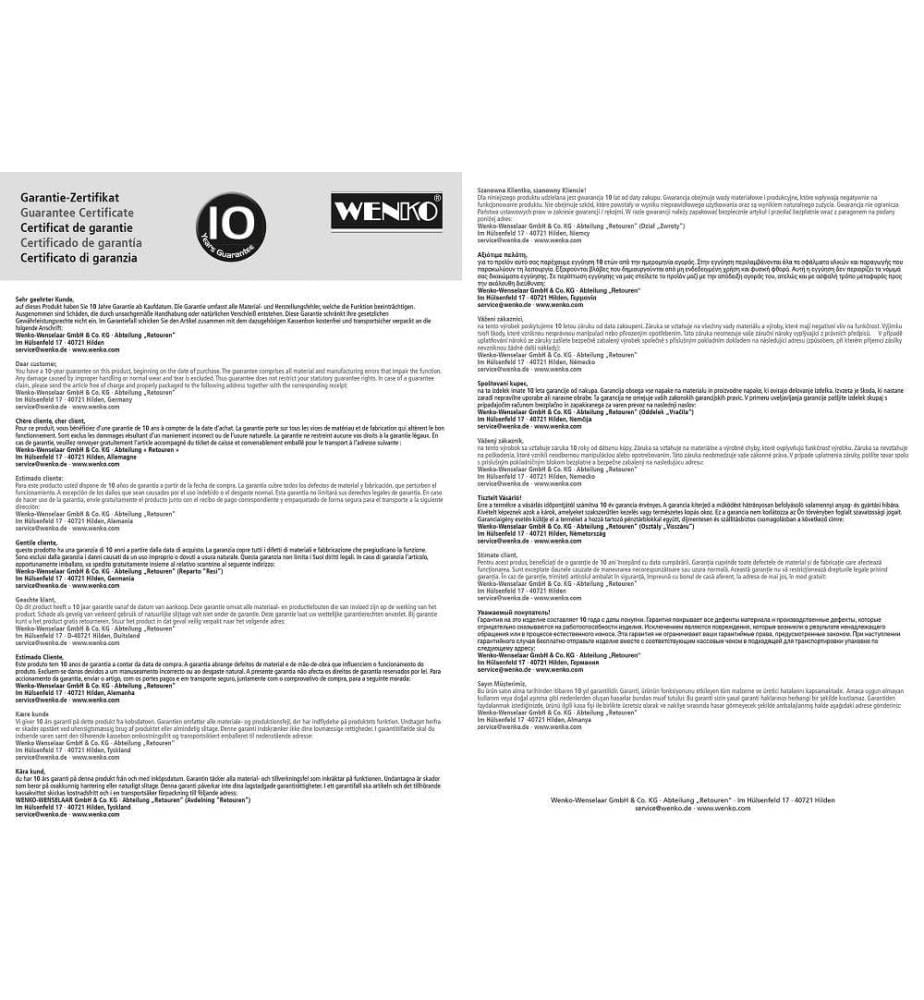 Wenko Telescopic shower corner element | DeinDeal