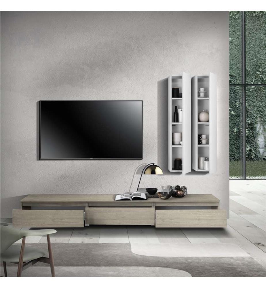 TFT Fiona TV unit 270 x 45 x 200 cm - Multicolor | DeinDeal