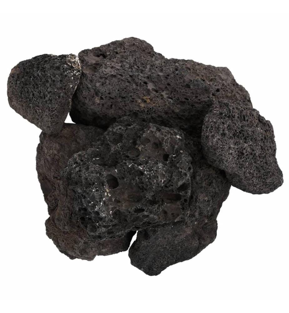 Vidaxl Lavagranulat 25 kg Schwarz 10-30 cm | DeinDeal