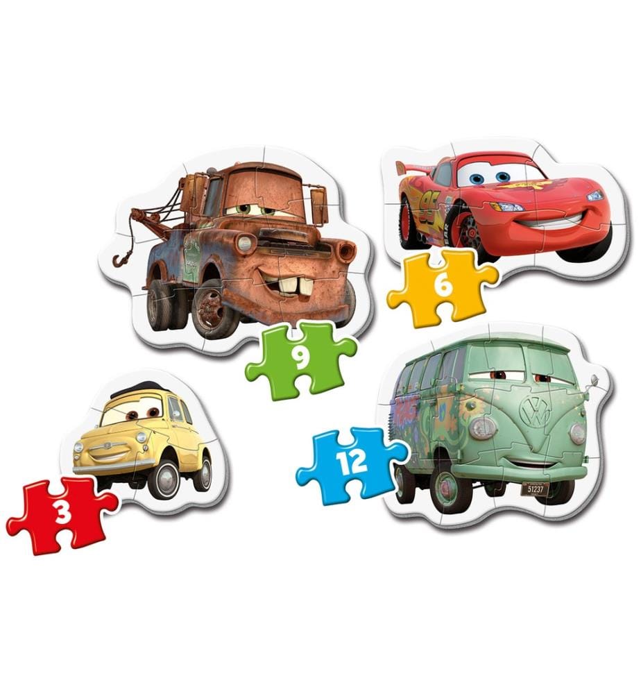 Clementoni My first Cars puzzle, 4 silhouette pu… | DeinDeal