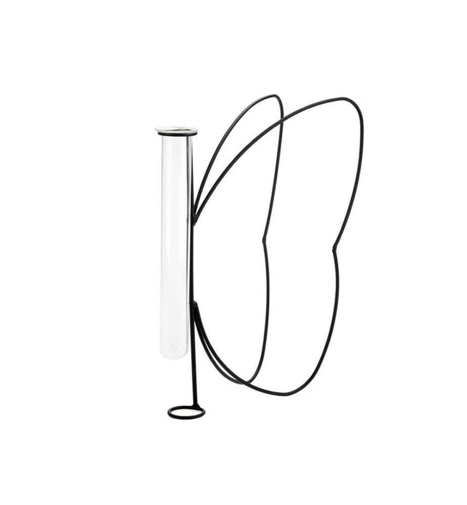 Balvi Butterfly Silhouette Flower Vase - Black | DeinDeal