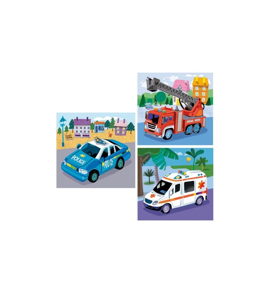 Clementoni Emergency vehicle puzzle 3x48 pcs, 3 … | DeinDeal