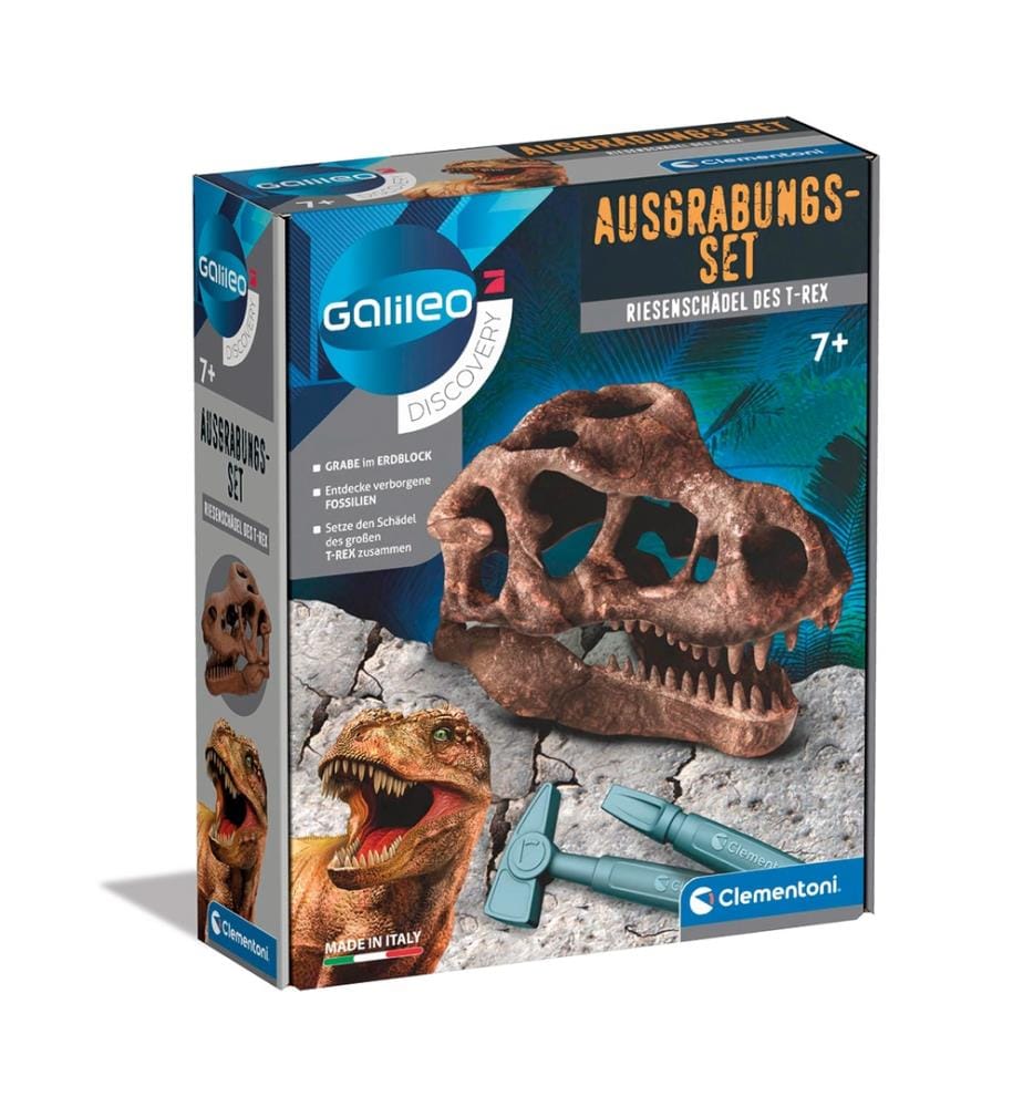 Clementoni Ausgrabungsset Riesenschädel T-Rex D,… | DeinDeal