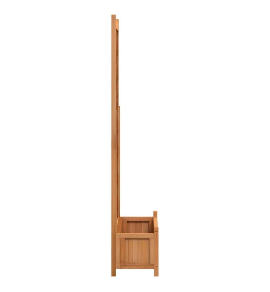 Vidaxl Pflanzkübel mit Spalier Braun Massivholz … | DeinDeal
