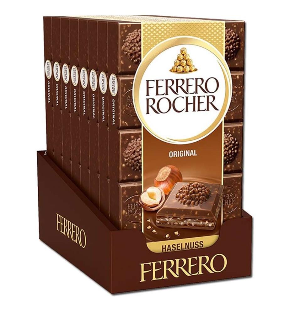 4x Ferrero Rocher Tafel Original - 90g | DeinDeal