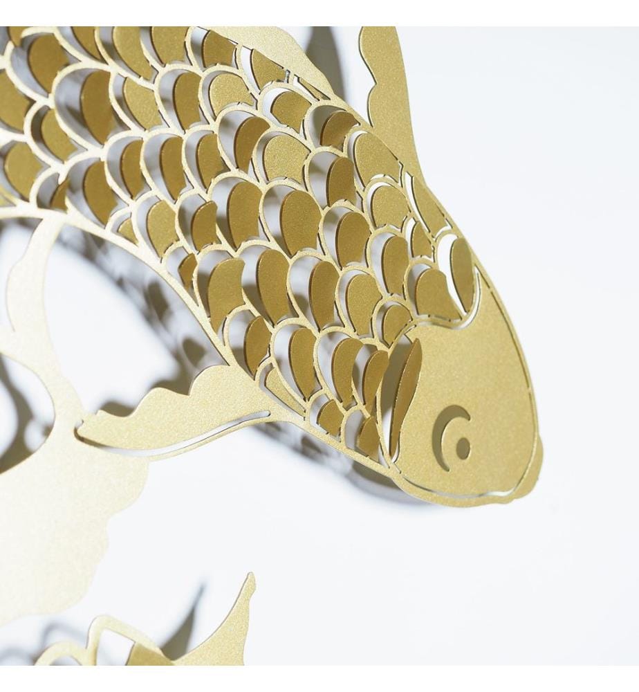 Wallity Decorative Metal Wall Accessory, Gold, 1… | DeinDeal