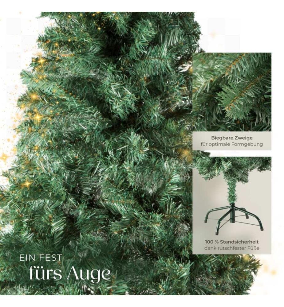 TecTake Weihnachtsbaum künstlich mit Metallständ… | DeinDeal