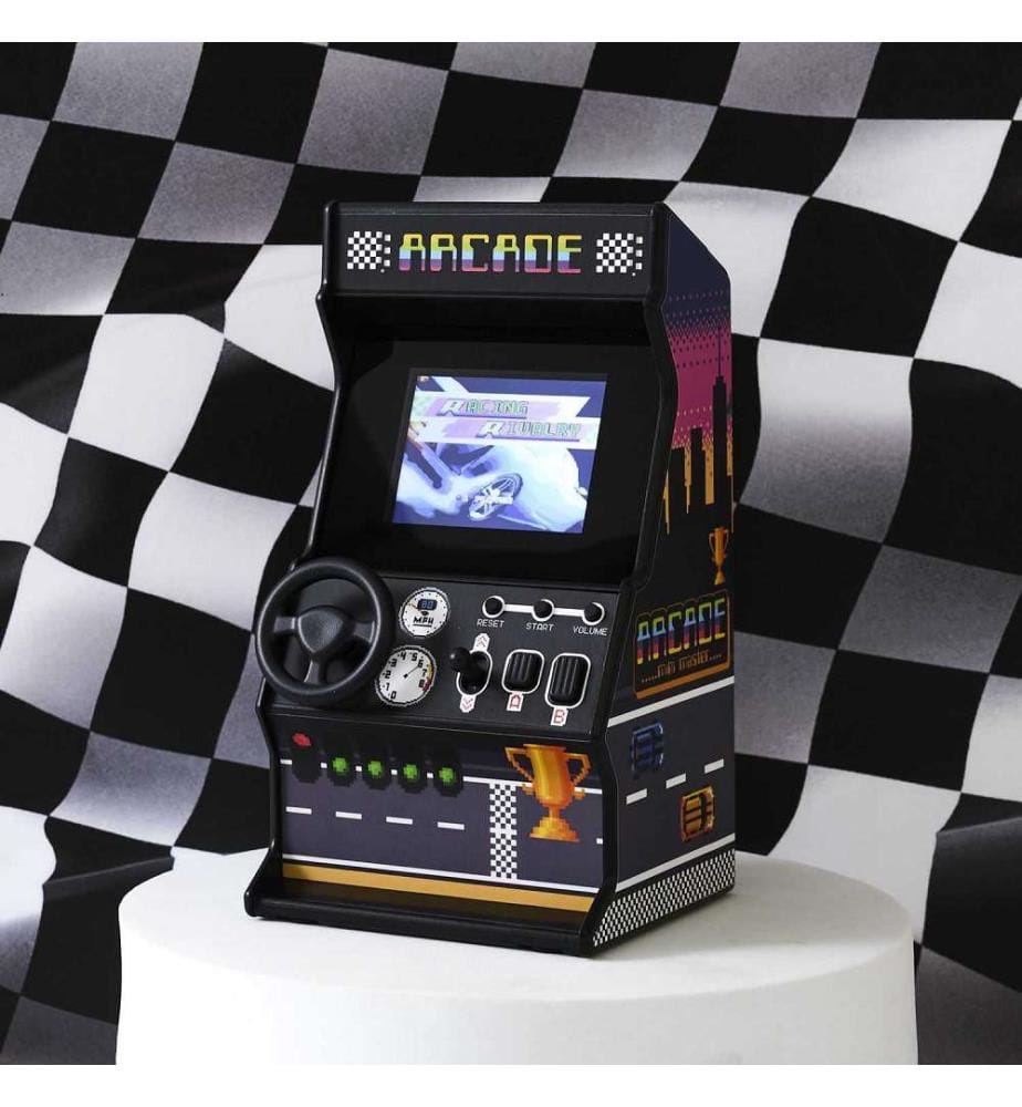 Retro Arcade Car Racer 30 Games - Blue | DeinDeal
